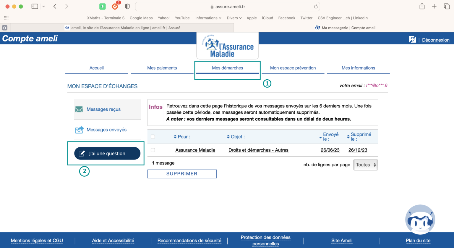 Contacter la CPAM - Helvicare